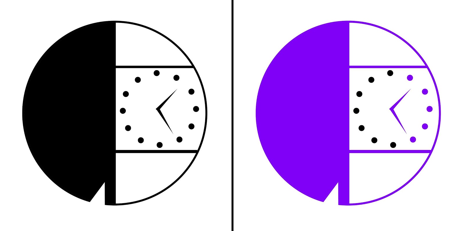 A school of fish: Personal Logo Design Assignment