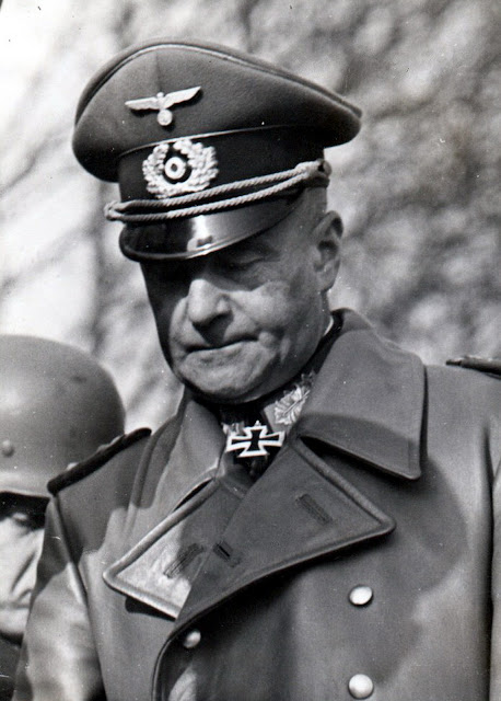 Ritterkreuzträger: Walther von Brauchitsch Wearing Leather Mantel