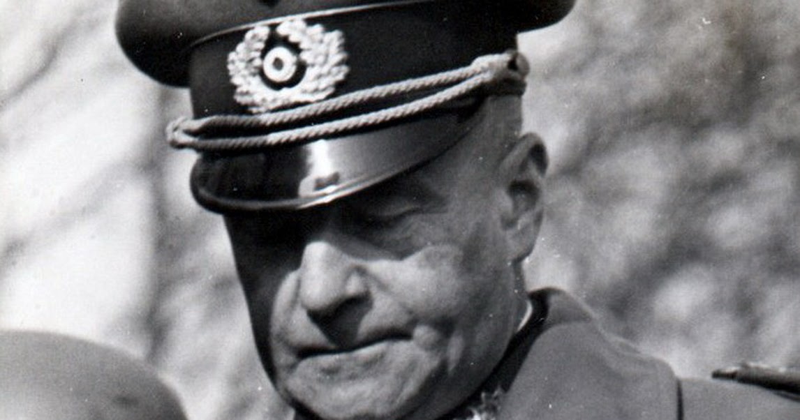 Ritterkreuzträger: Walther von Brauchitsch Wearing Leather Mantel