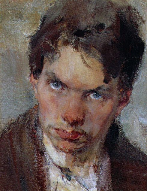Men portraits : Nicolai Ivanovich Fechin (1881-1955) - Self Portrait