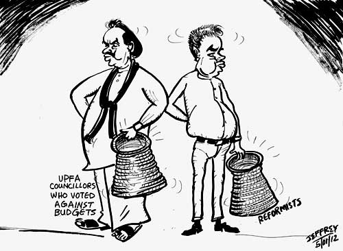 Sri Lanka Newspaper cartoons: Sri Lanka Cartoons 05-01-12