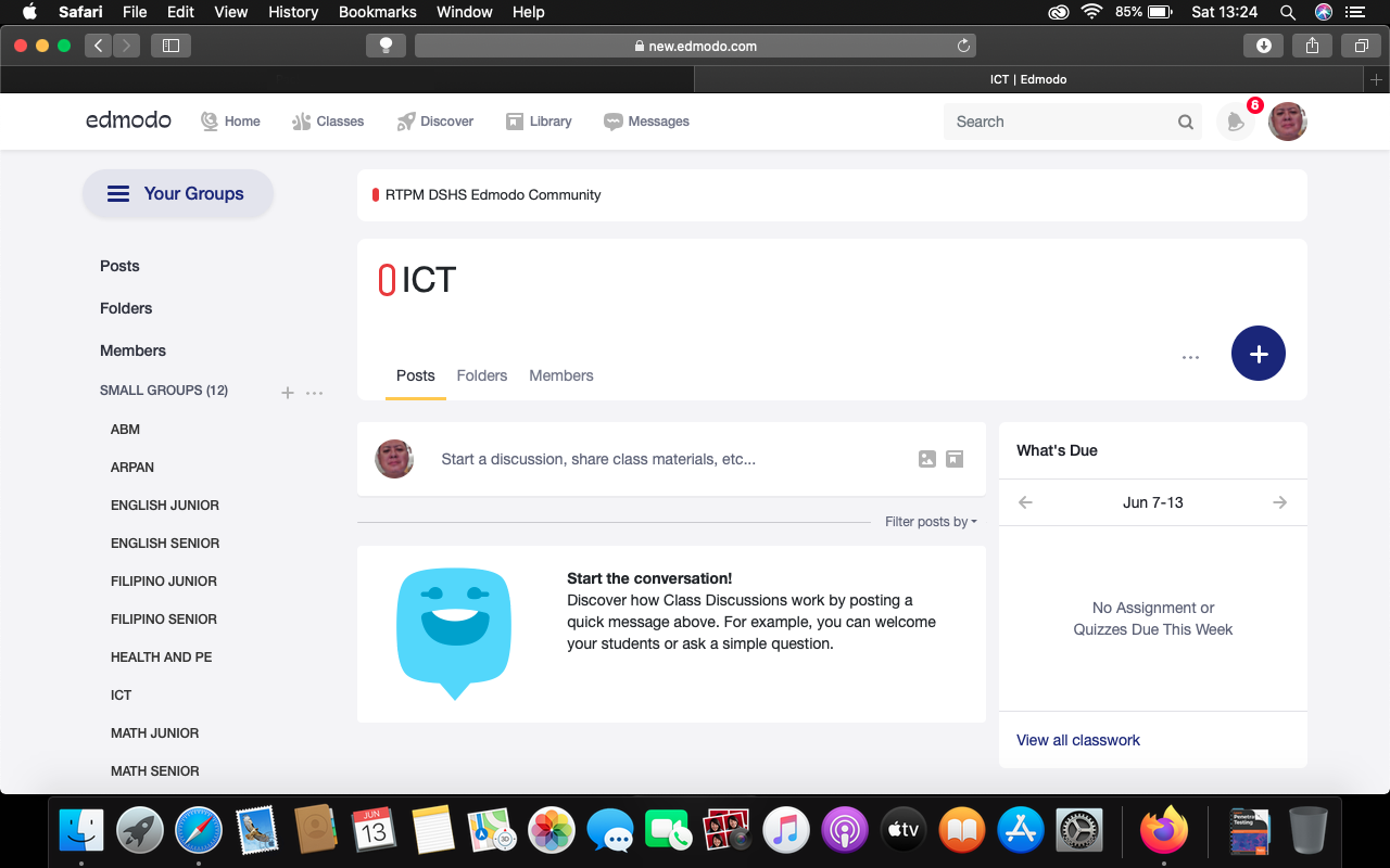 RTPM DSHS Edmodo Community