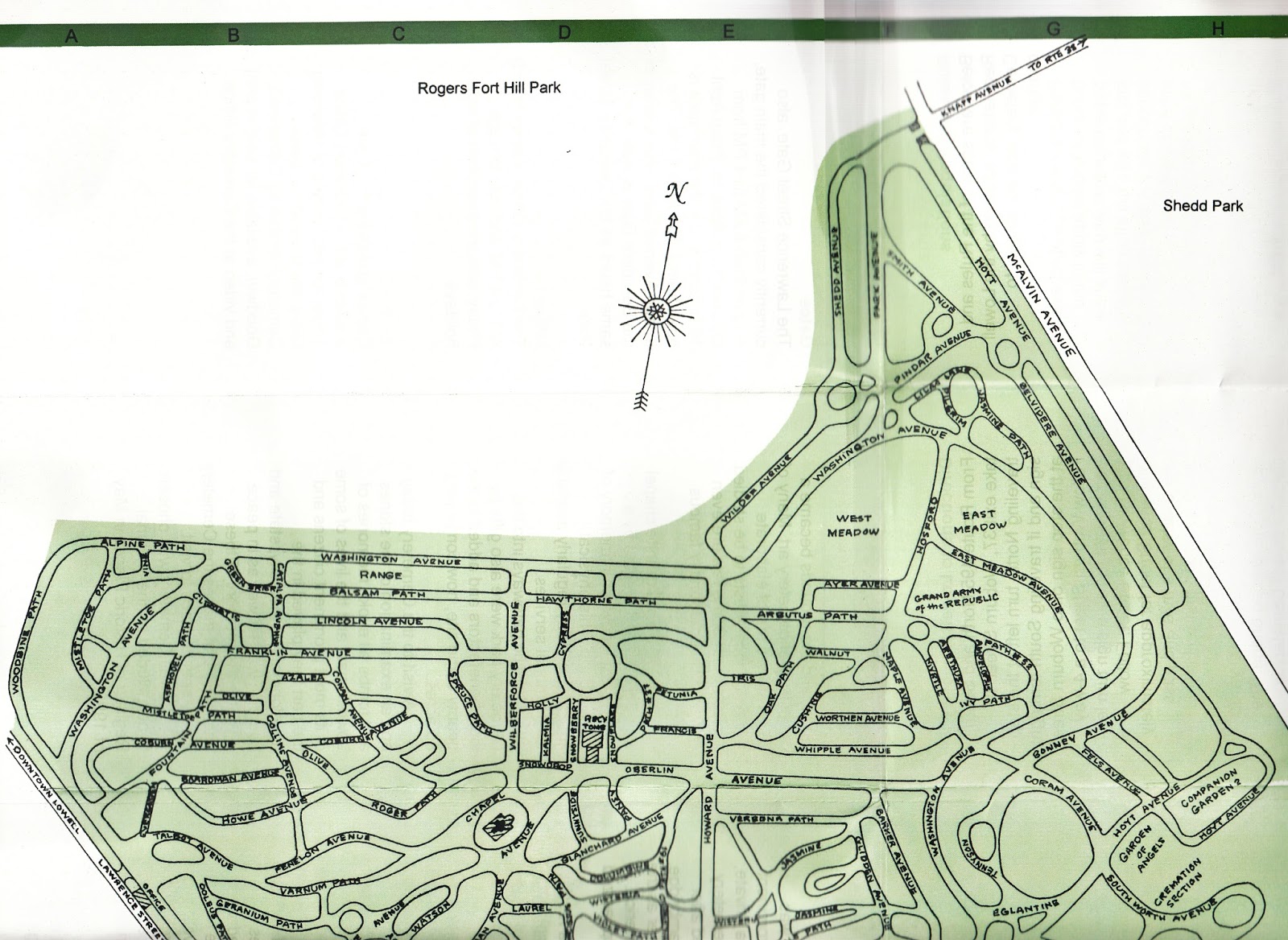 Life From The Roots: Three Cemeteries in Lowell, Massachusetts