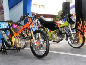 Modifikasi Motor Satria FU Drag Style ~ Simple Acre