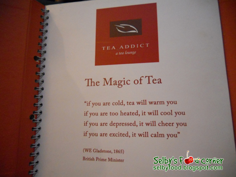 Selby's Food Corner: Tea Addict