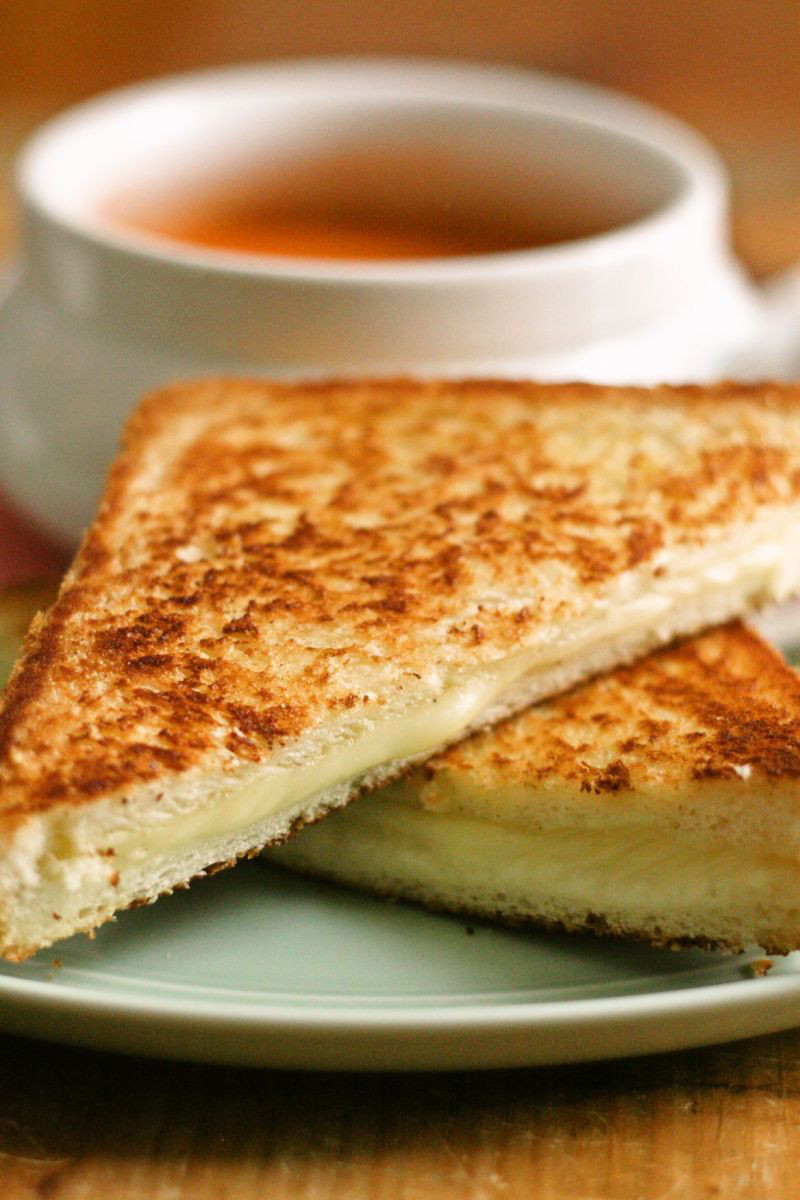 Perfectly imperfect : Classic Grilled Cheese Sandwich