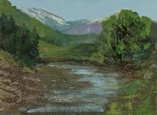 Susan Fowler Fine Art: Original Colorado Mountain Landscape Painting ...