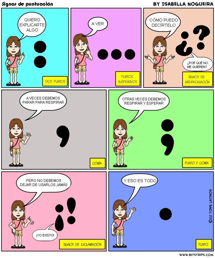 Signos de puntuación - español - 22 Tonos Latinos ESPANHOL