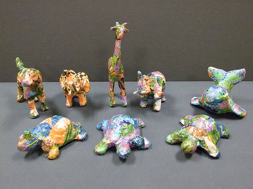 Dotty Textiles: Decoupage