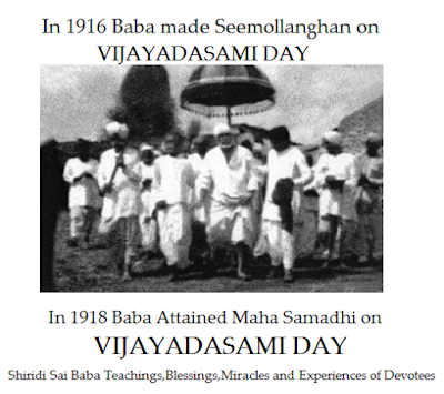 ABOUT THE DEATH-ANNIVERSARY OF SAI BABA ~ Shirdi Saibaba Blessings