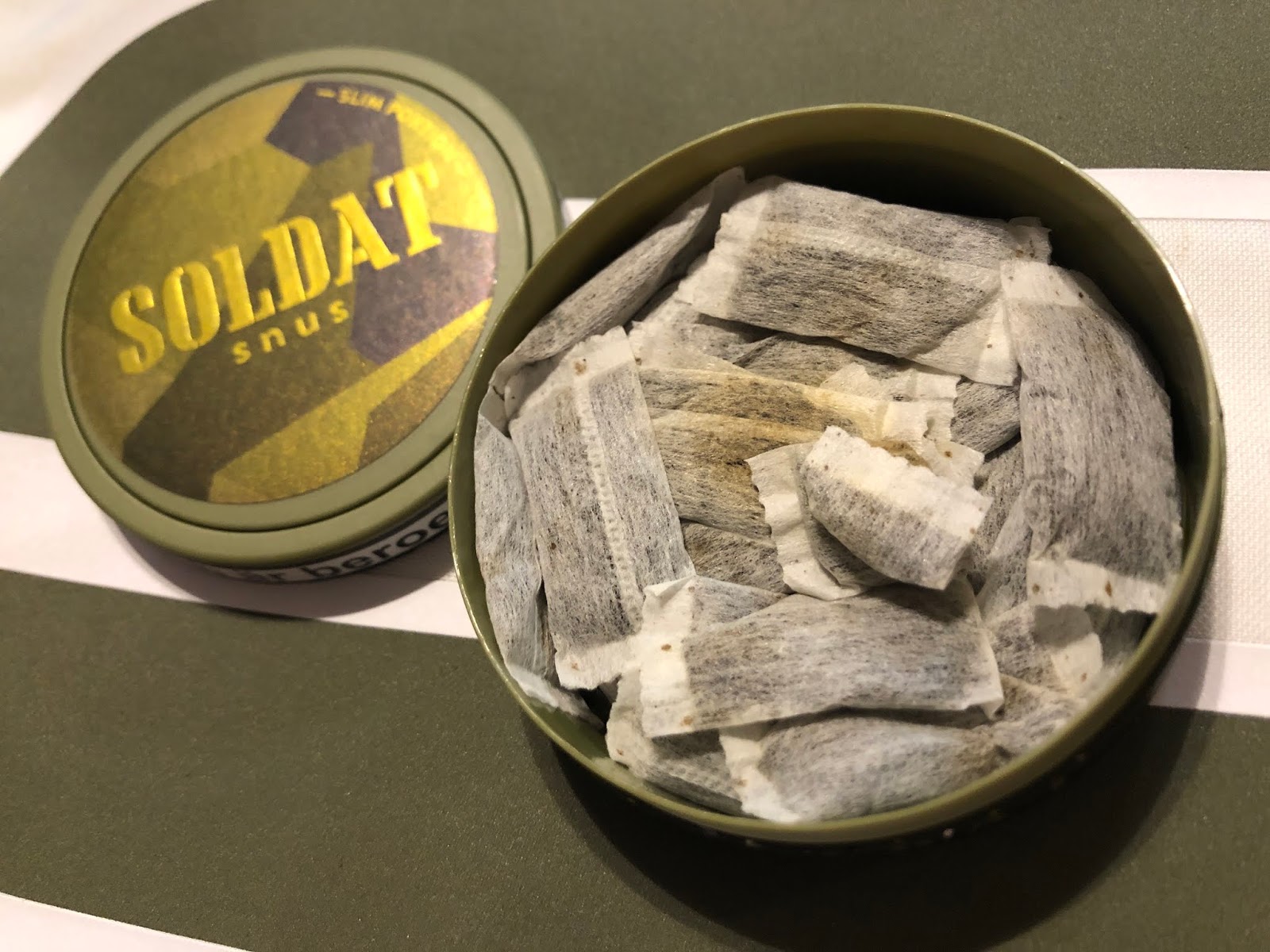 Kurbits Snus: Soldat (Slim Vit) - Review. 22 December 2019.