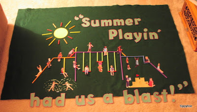 Tippytoe Crafts: Summer Display