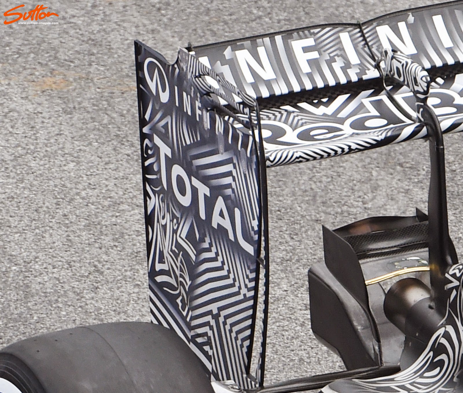 Bite Size Tech: Red Bull Racing RB11 rear wing leading edge endplate ...
