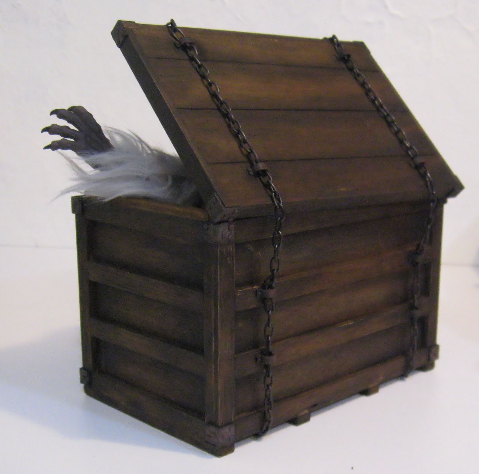 Betomatali 1/6 sculpt and paint works: Creepshow Flufy the crate beast ...