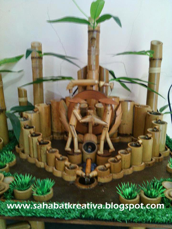 17+ Kerajinan Dari Bambu Air Mancur, Motif Terbaru!