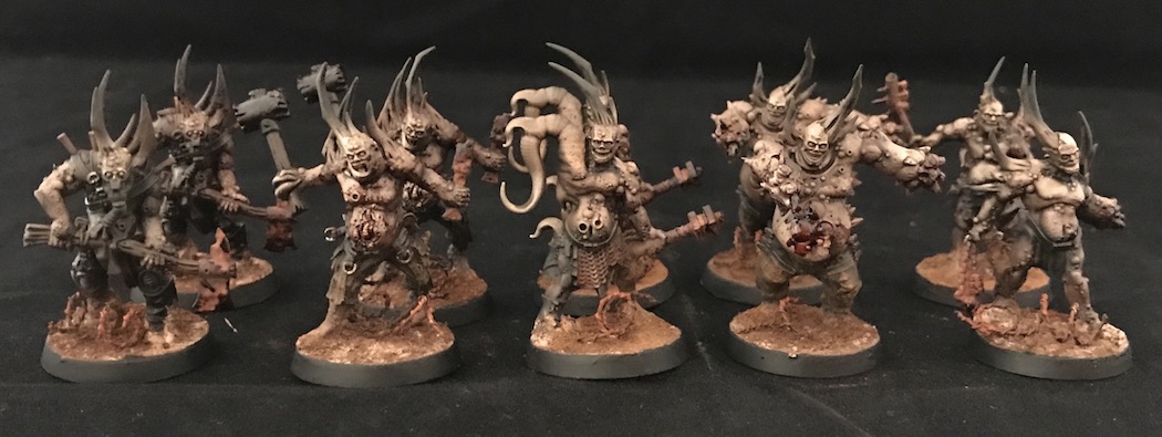 40k Hobby Blog: First Strike Death Guard & Pox Walkers Completed