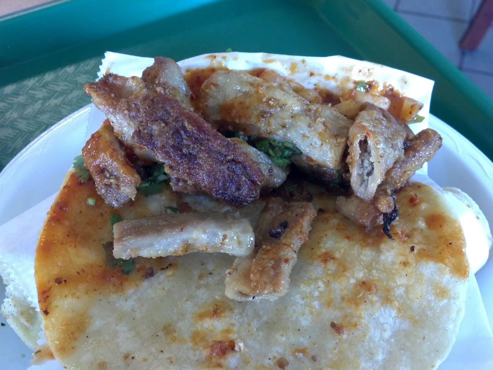 SKYguy76: Tacos San Pedro: Tripa (tripe), Cabeza (beef head), Buche ...