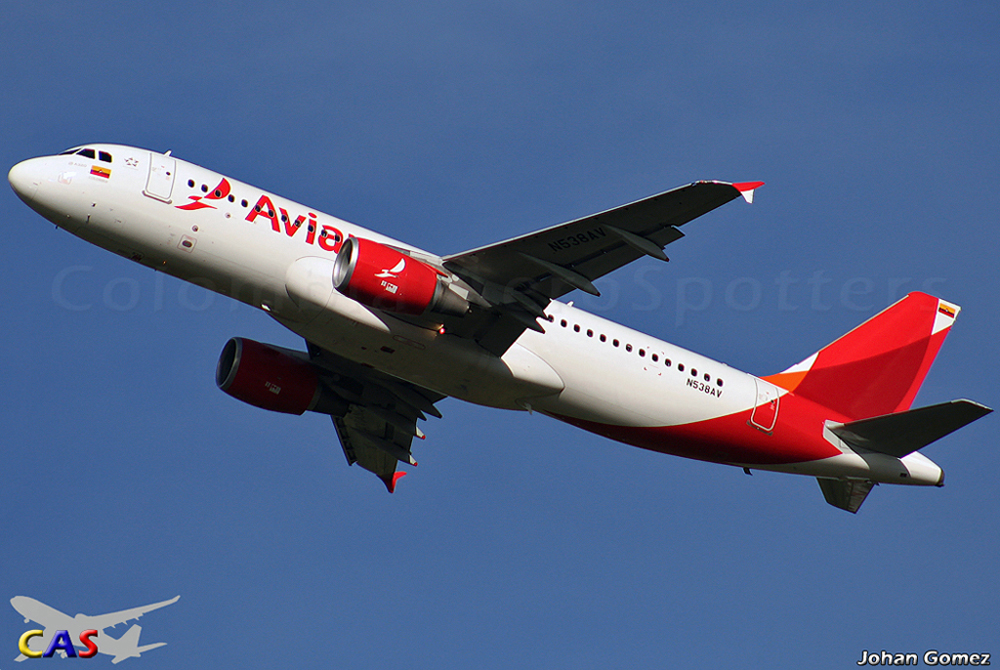 Flotas Aéreas: N538AV - AVIANCA - A320-214 - CN: 5398