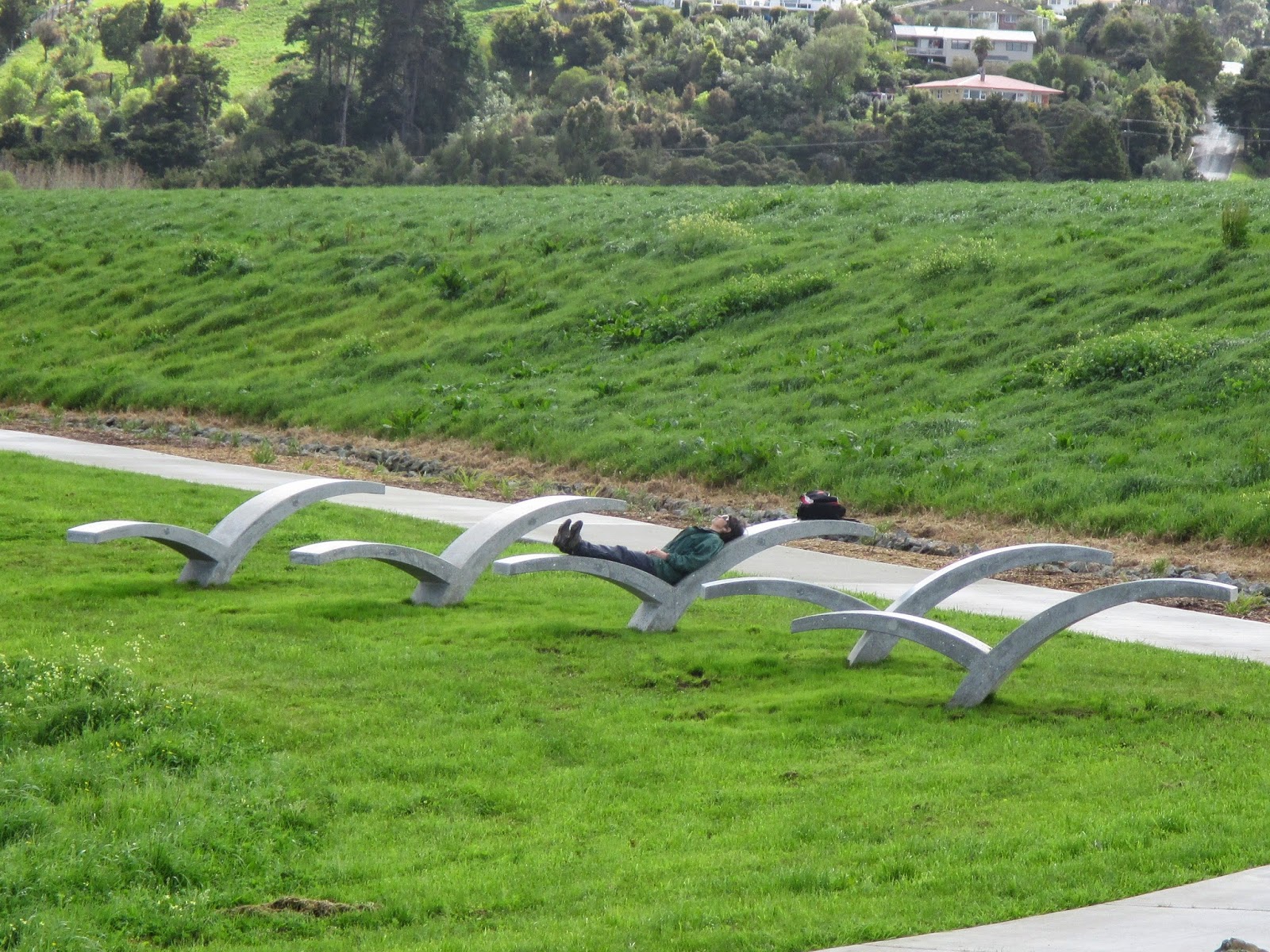 Kamo Lady: SEATS ALONG THE NEW HATEA LOOP WALK
