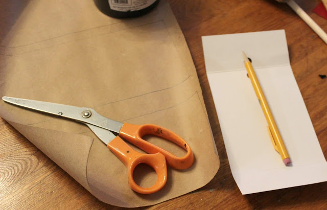 Easy DIY Brown Paper Scroll Christmas Tree Ornaments - Organized Clutter