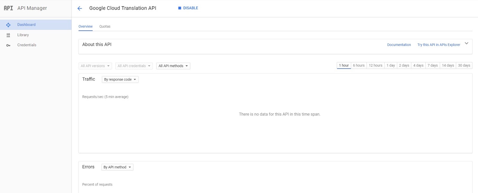 .Net world: How to enable Google translation API