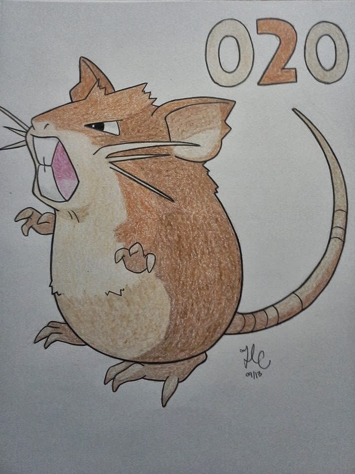 Poké-draw!: Rattata and Raticate