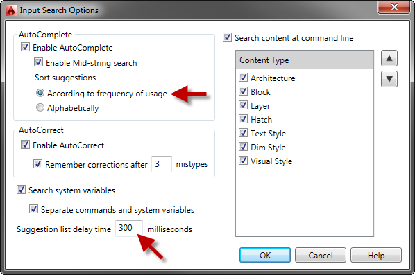 The Architect's Desktop: AutoCAD: AutoComplete vs Alias