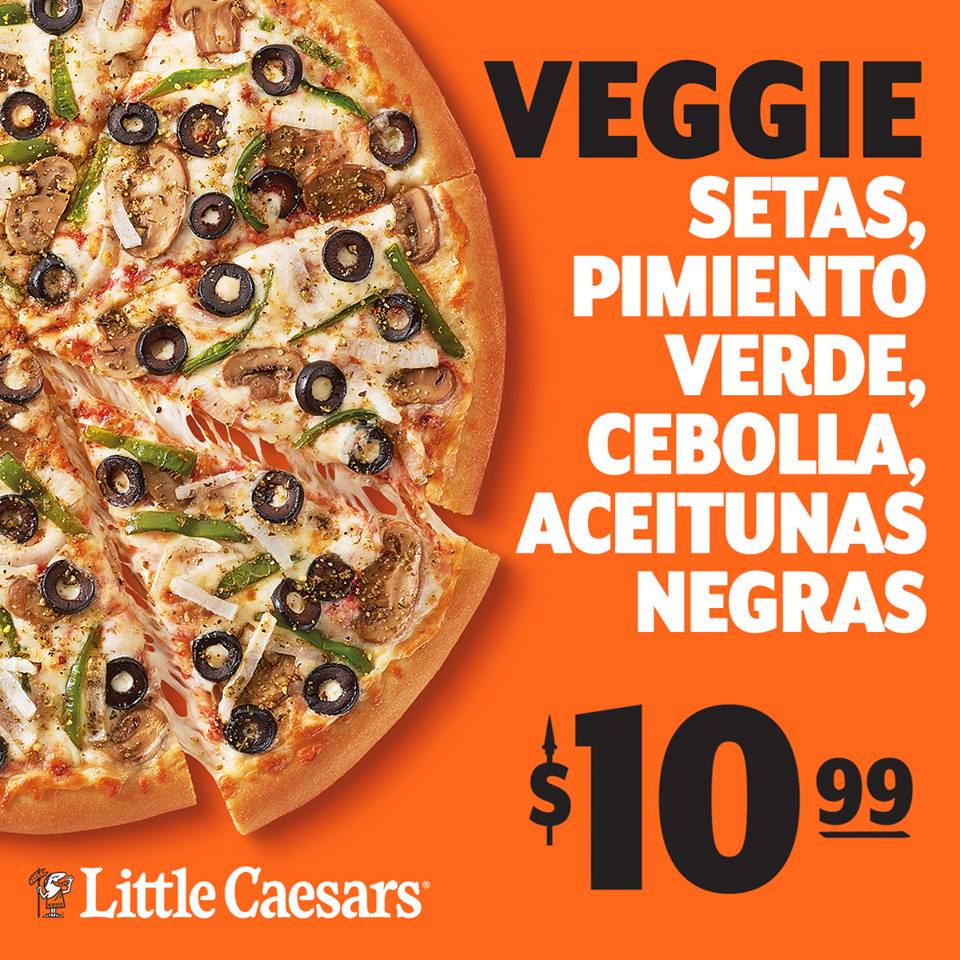 Ahorros Diarios Usando Cupones: Veggie en Little Caesars Puerto Rico