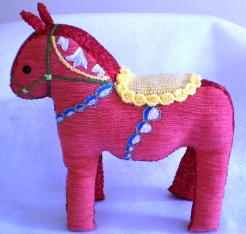 Golden Lilly Crafts: Dala Horse Soft Toys