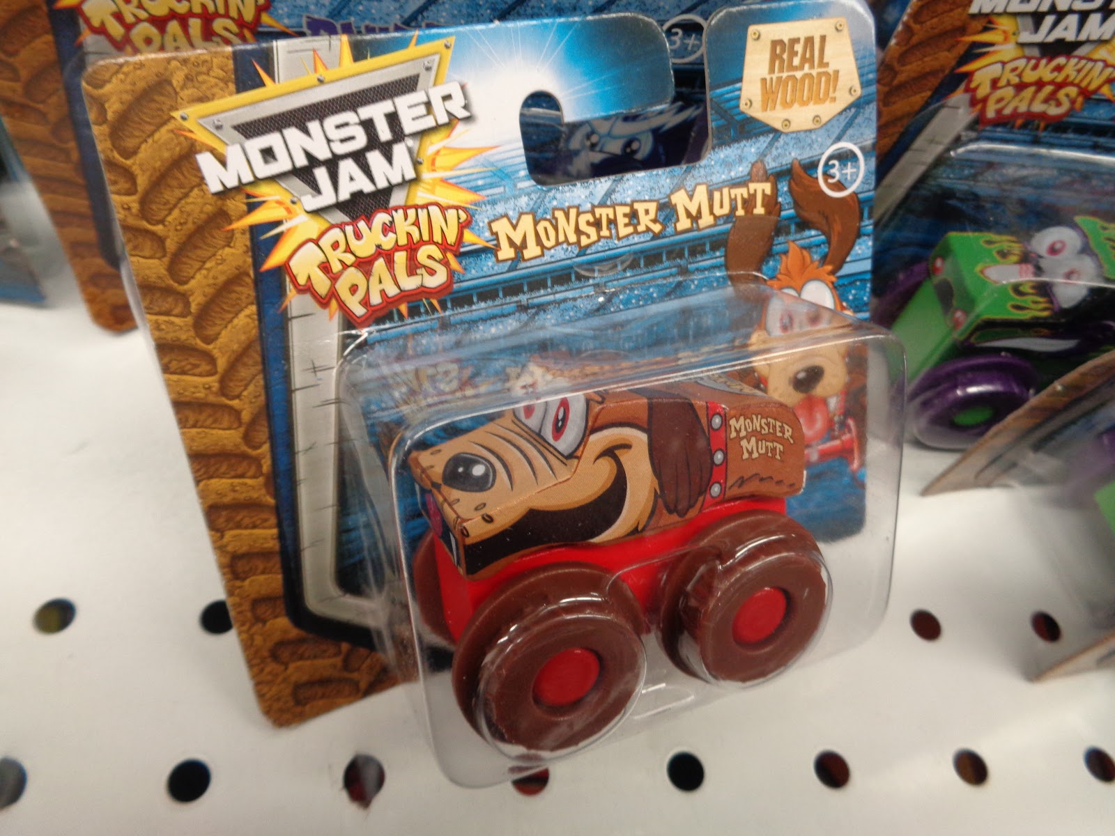 J And J Toys: Monster Jam Truckin Pals Wooden Vehicles