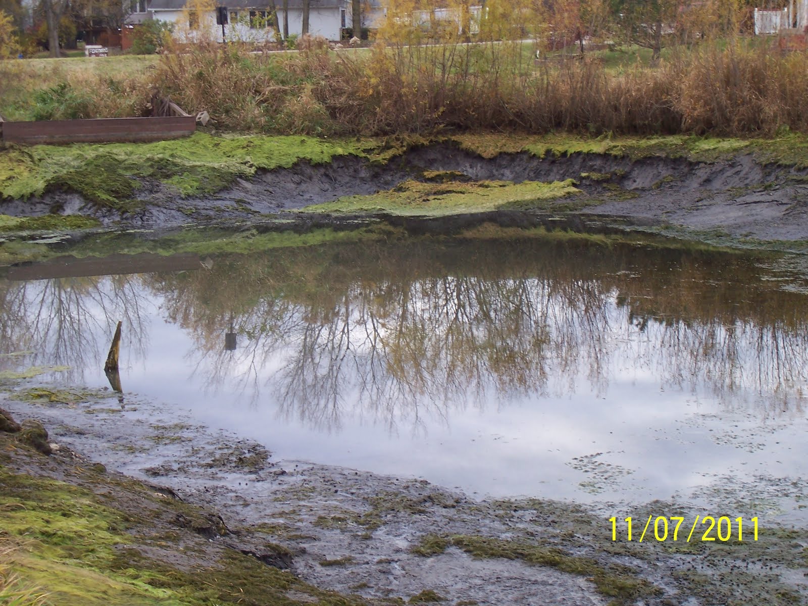 CANDLEWICK PRIDE: The "silt retention pond"