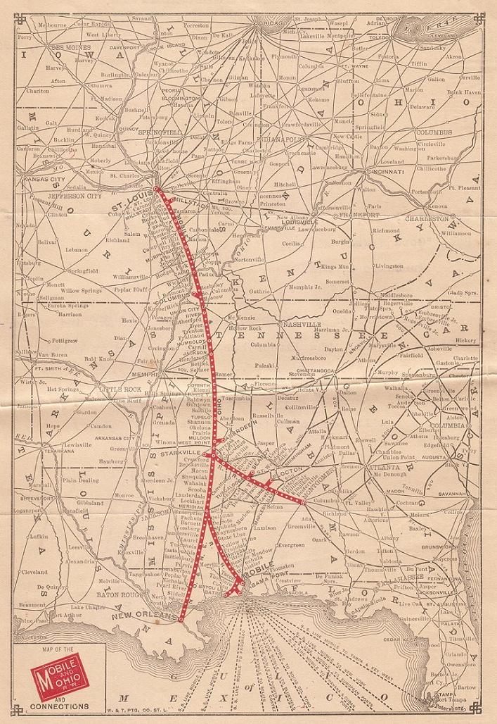 1898 Revenues: Mobile & Ohio Railroad Stock Memoranda of Sale