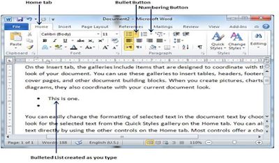 IT (INFORMATION TECHNOLOGY) NOTES: Unit - 4 : Ms-Word List Command