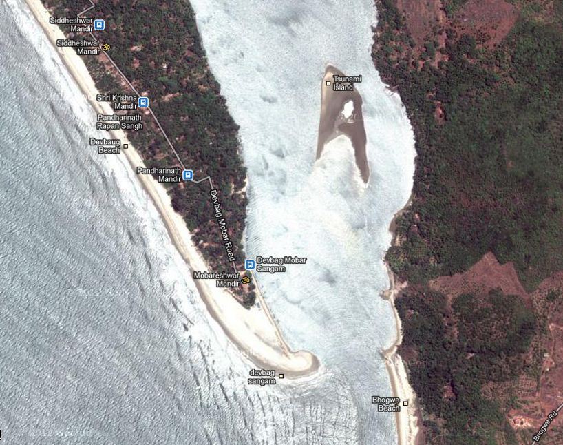 Konkan : God lives here...: DEVBAG BEACH...... 'DEVBAG SANGAM'.....