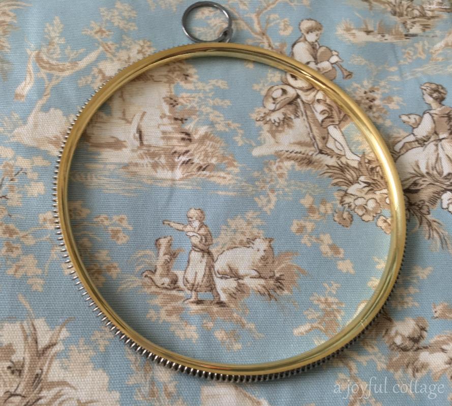 Cottage Life - French Embroidery Hoop - A Joyful Cottage