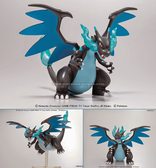 Pokemon XY - Plastic Model Collection No.36 Mega Charizard X (Bandai)