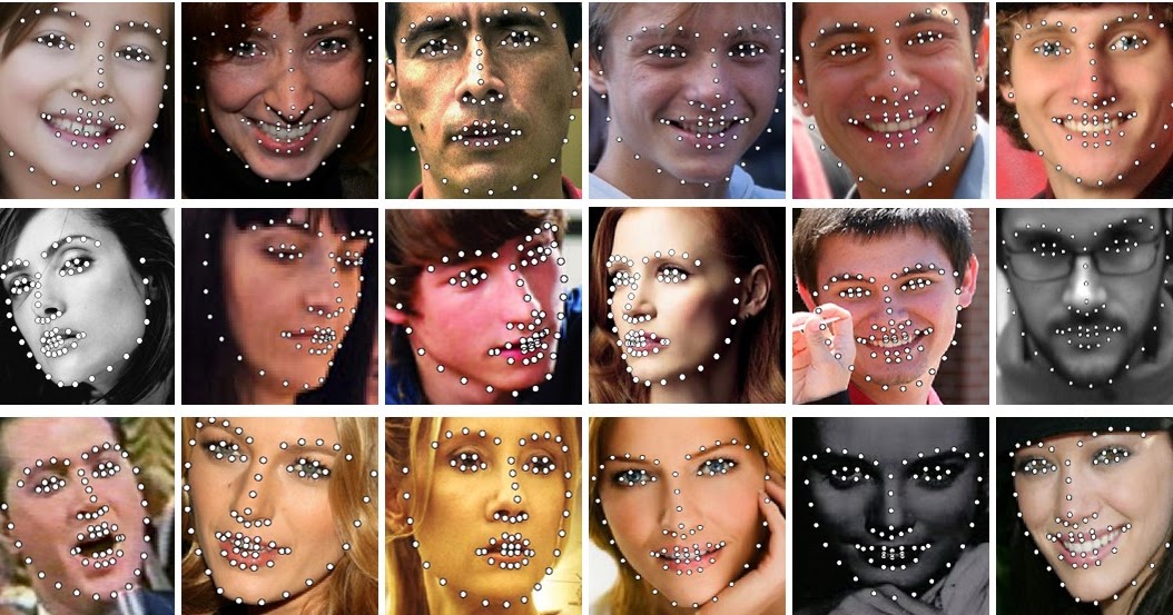 Face alignment using OpenCV