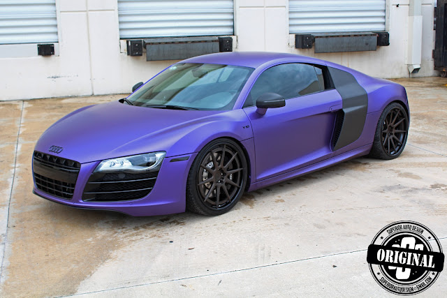 Davide458italia: Matte Purple Audi R8 V10 by Superior Auto Design