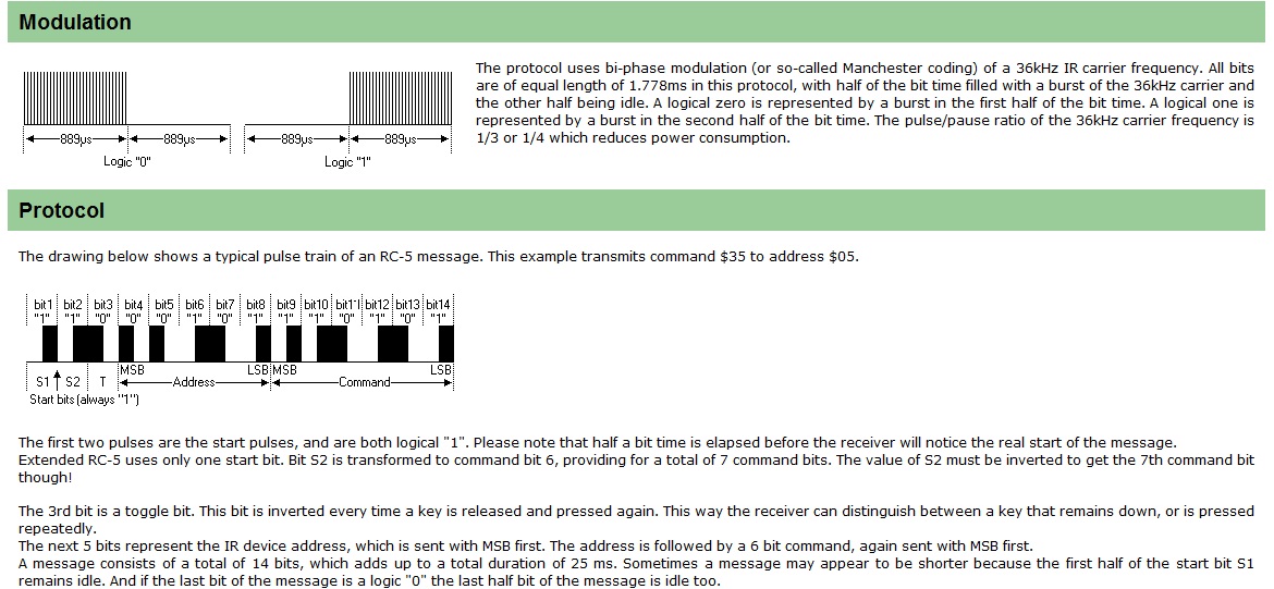 MICROCHIP PIC: CONTROL REMOTO IR -PIC : PROTOCOLO SIRC SONY Y RC5 PHILLIPS