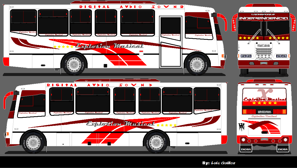 Diseños Autobuses Venezuela: Encavas Pintadas