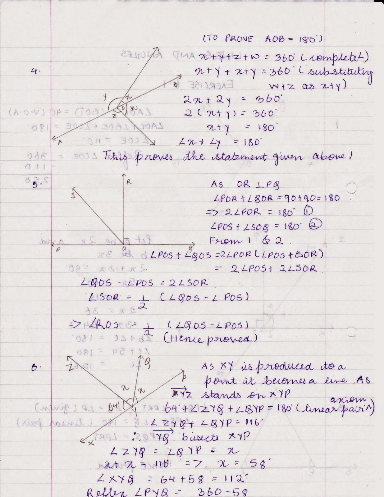 MY HOMEWORK Class 9 Maths Chapter 6 Lines And Angles my-homework-class-9-maths-chapter-6-lines-and-angles