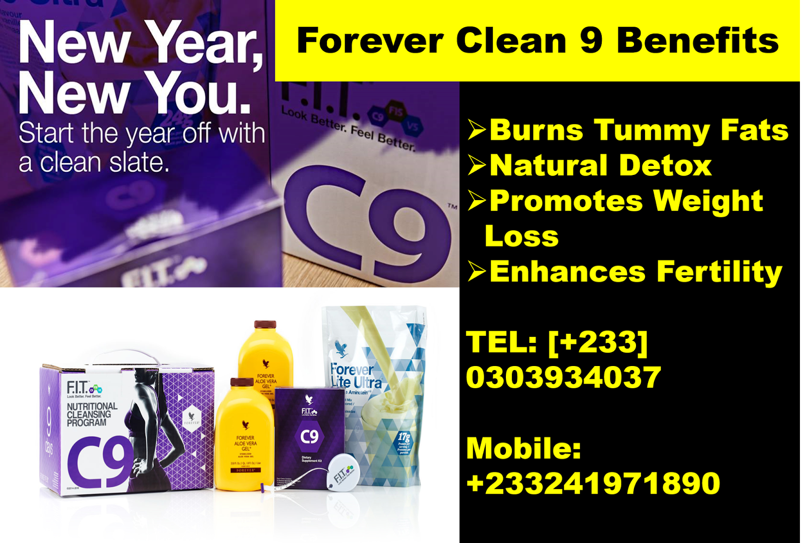 Forever C9 or Clean 9 Benefits