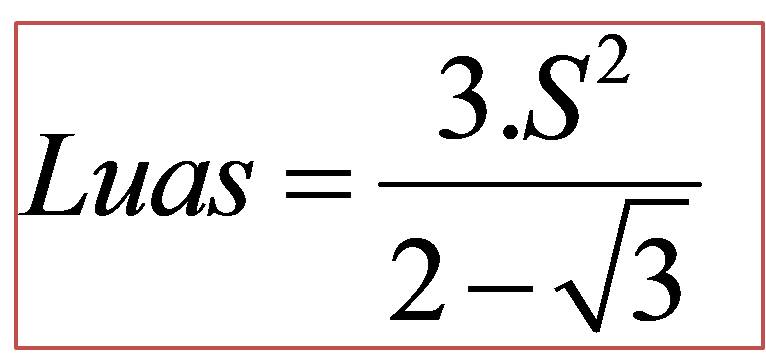 CEWEK SENYUM: Rumus Luas Segi Dua Belas (12)