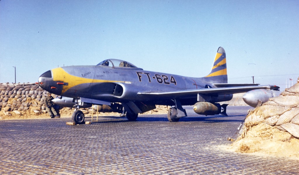 AVIÕES MILITARES: Lockheed F-80 Shooting Star