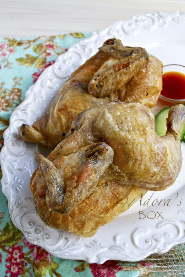 Adora's Box: CRISPY UNFRIED CHICKEN