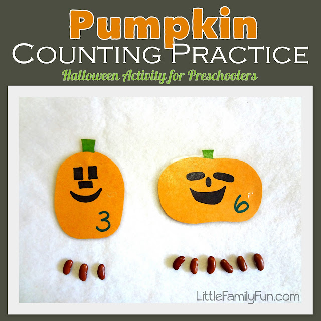 Little Family Fun: Pumpkin Counting Practice