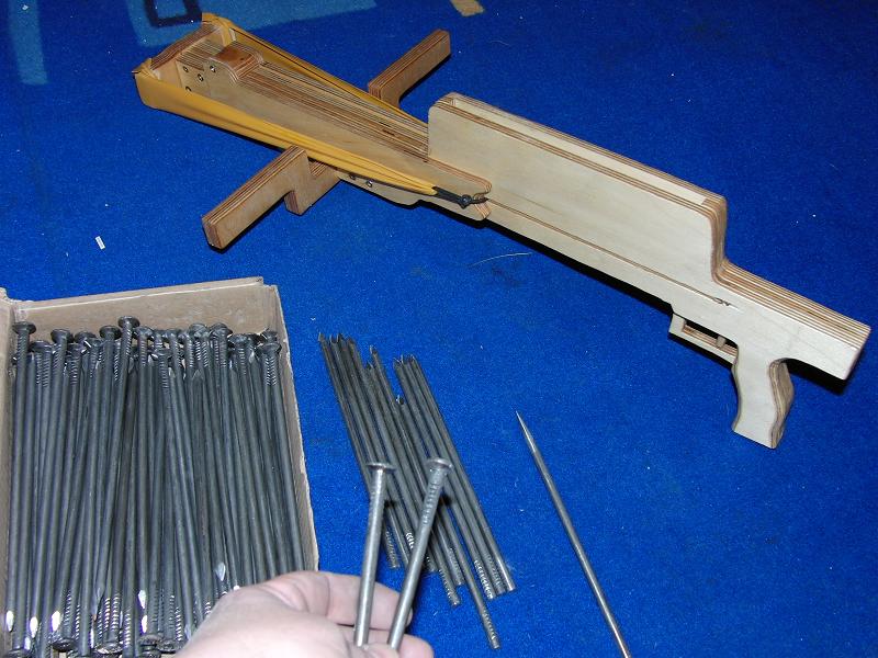 The Slingshot Channel: 9" Nail shooter!