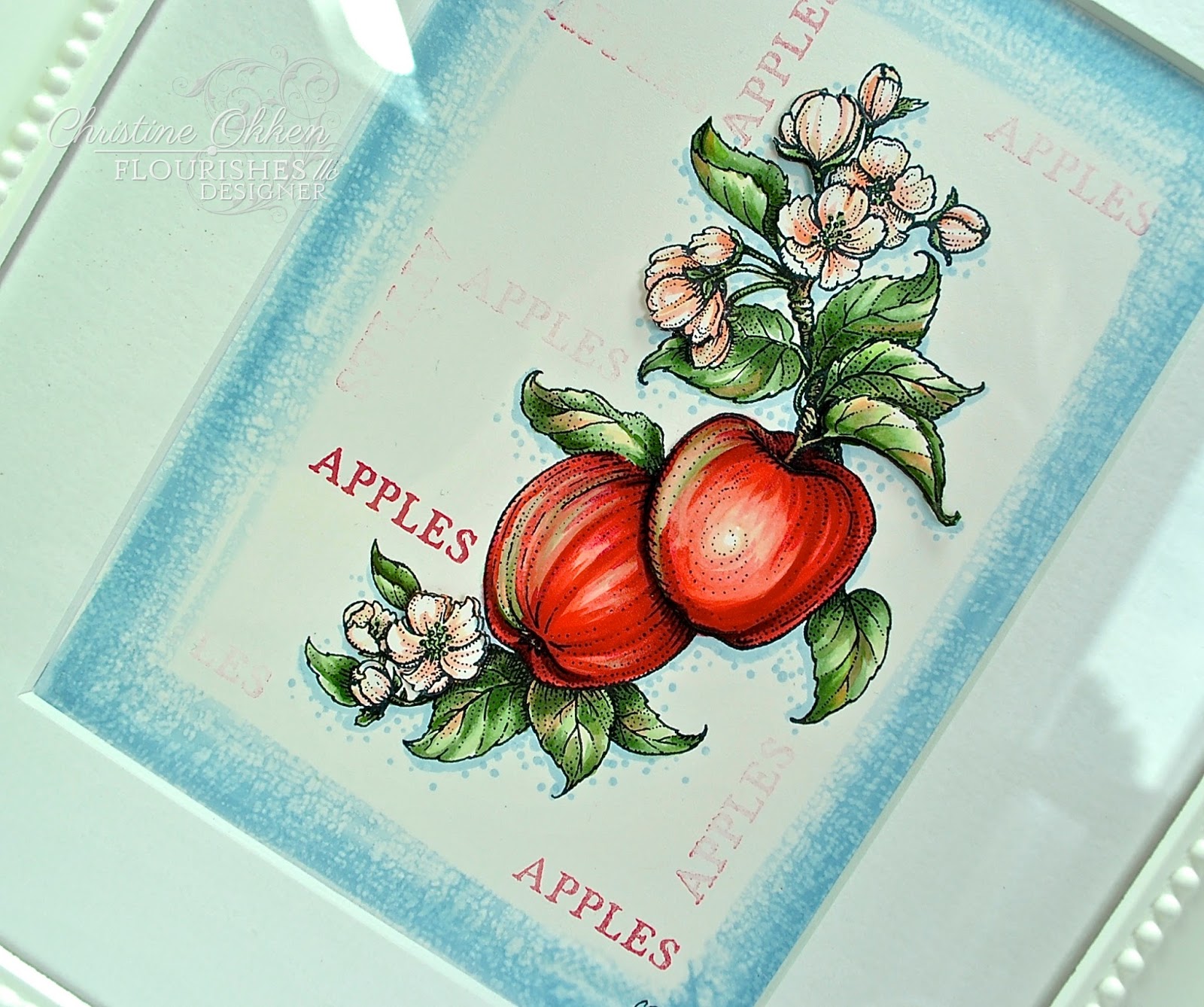 ChristineCreations: Apples Framed