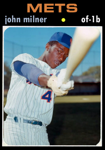 1971 Baseball Card Update: 1971 New York Mets (3rd T): 83-79, .512, 14GB