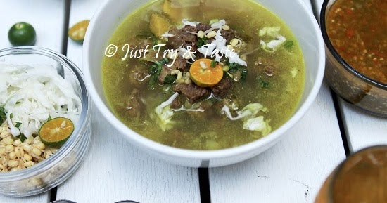 Resep Soto Daging Sapi a la My Mom | Just Try & Taste